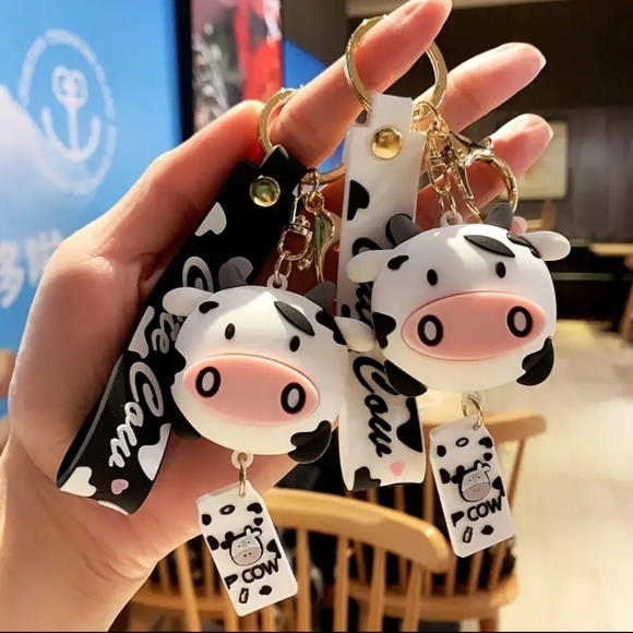 Accessories | Cow Cute Keychain Charms 1pc | Poshmark